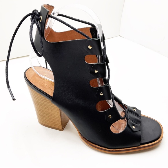 Shellys London | Shoes | Shellys London Linda Leather Ghillie Sandals ...